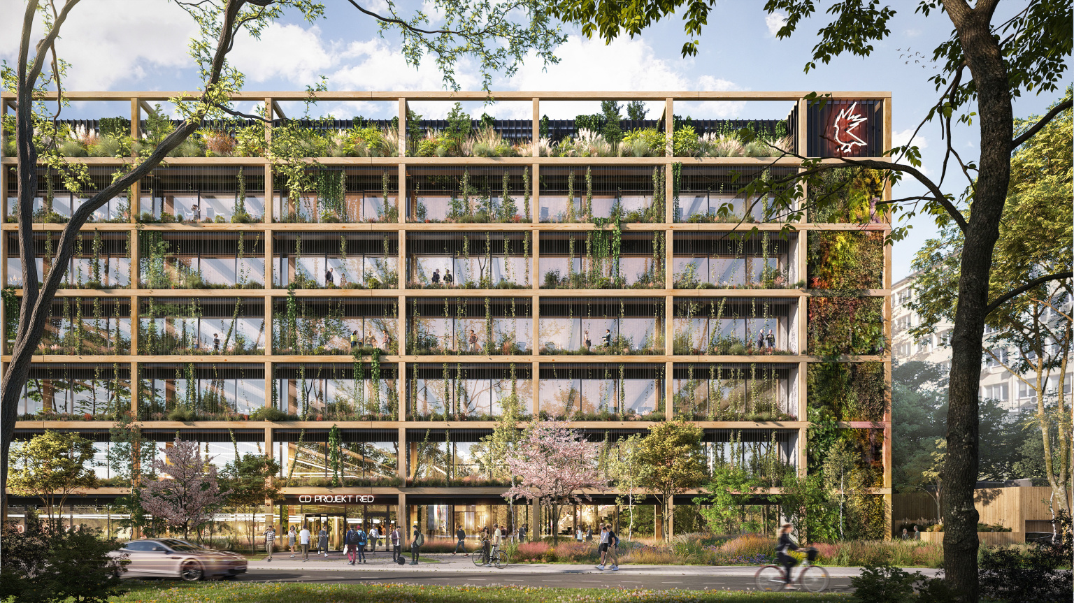 Eco-friendly campus - CD PROJEKT